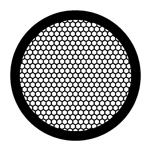TEM Grids, Formvar/Carbon Film coated, 200 Mesh, hexagonal, Au
