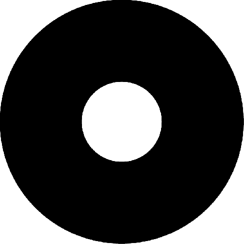 TEM Grids, 1mm, single Hole, Au, 50 pieces