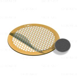 TEM Grids, Carbon Film coated, 200 Mesh, thin Bars hexagonal, Cu