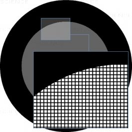 TEM Grids, 1000 Mesh, thin bars, square, Ni, 25 pieces