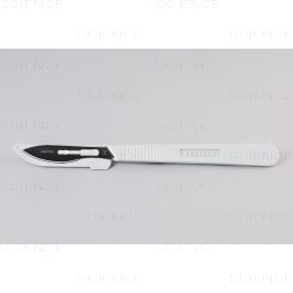 Feather, Scalpel Handle with Blade, Disposable, #24, 20/bx